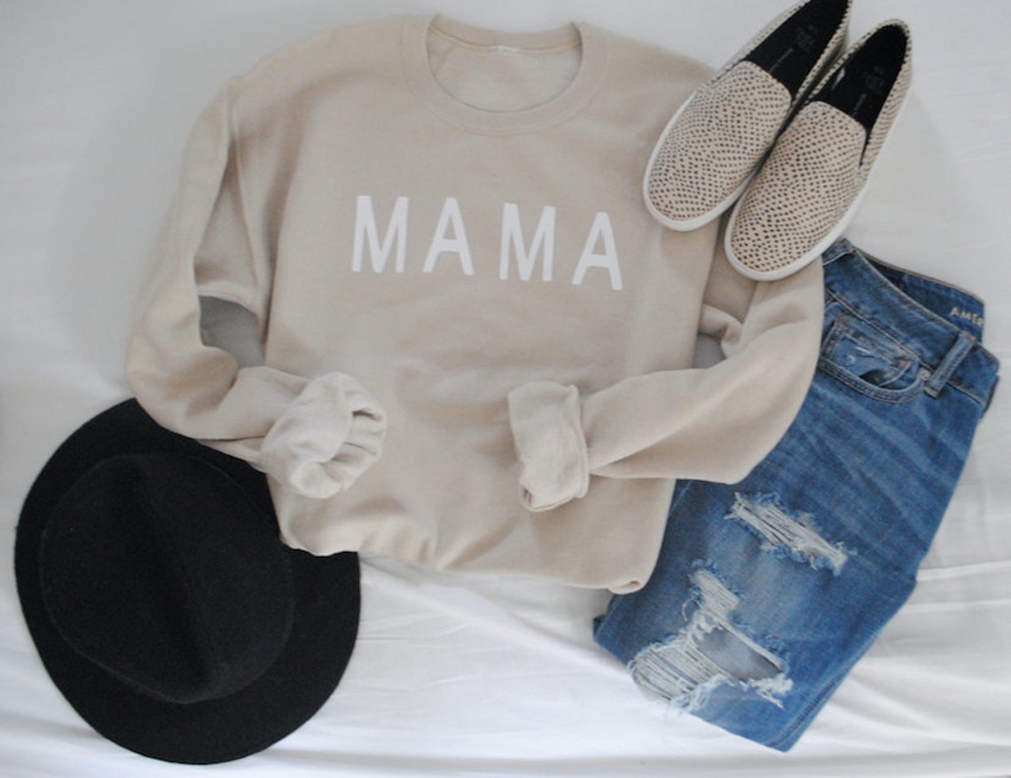 Mama Unisex Sweatshirt Motherhood Sweatshirt Mama Crew - Etsy