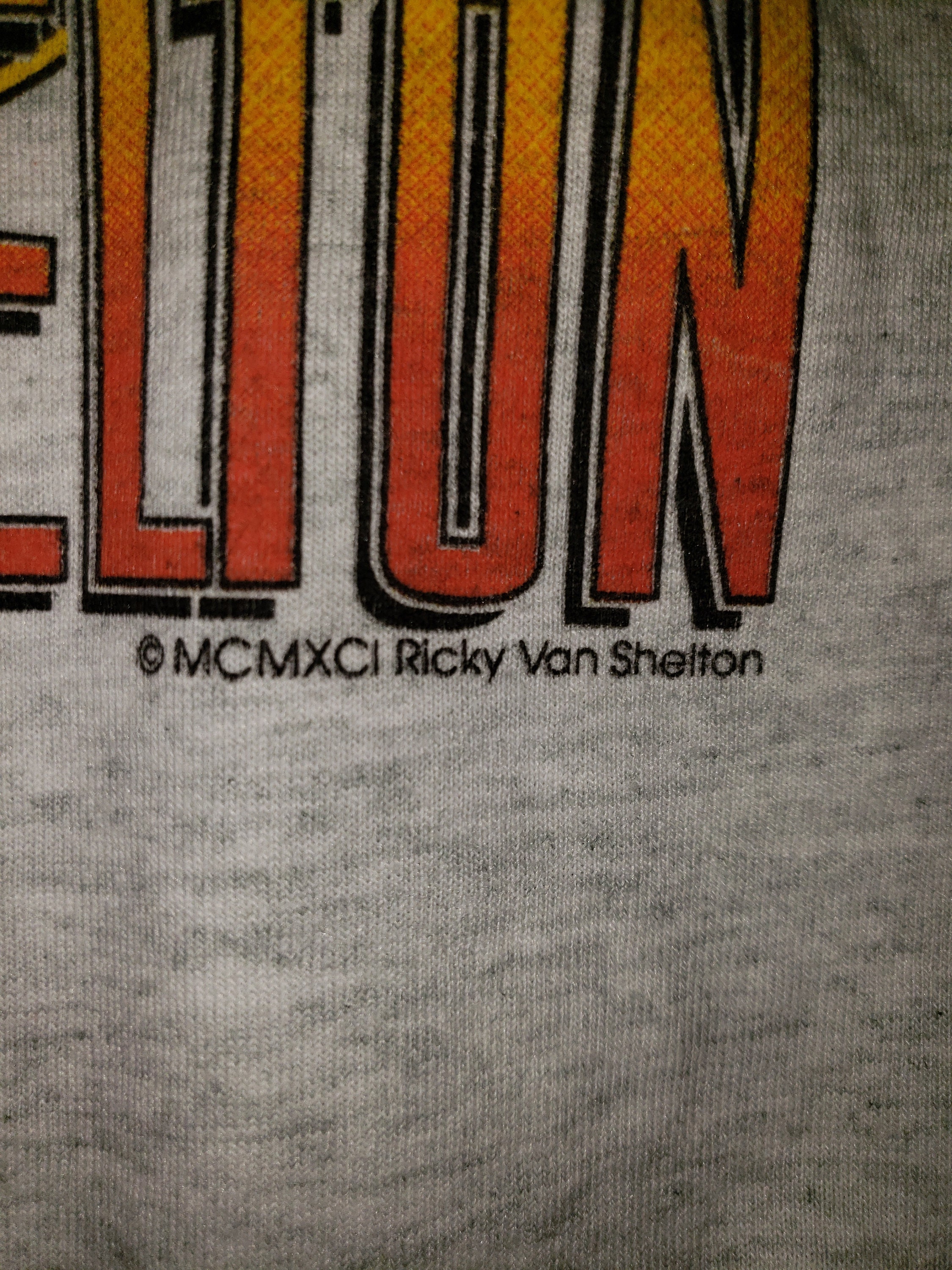 AUTOGRAPHIÉ 1991 Ricky Van Shelton Backroads New Jersey Tour - Etsy France