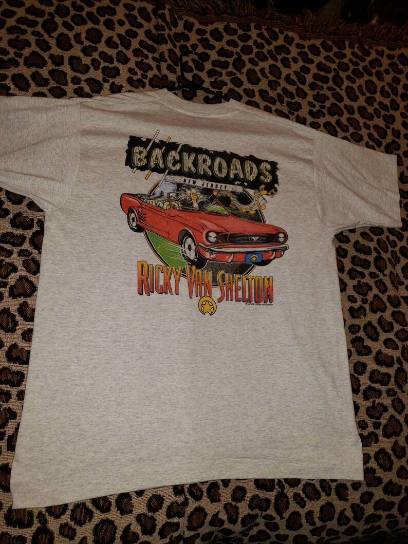 AUTOGRAPHIÉ 1991 Ricky Van Shelton Backroads New Jersey Tour - Etsy France