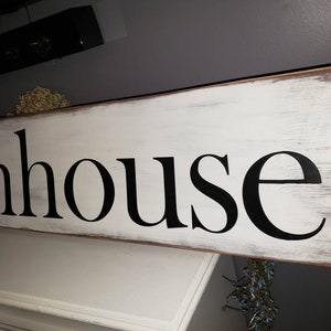 Farmhouse Sign Primitive Farmhouse Decor Horizontal Wall Hanging ...