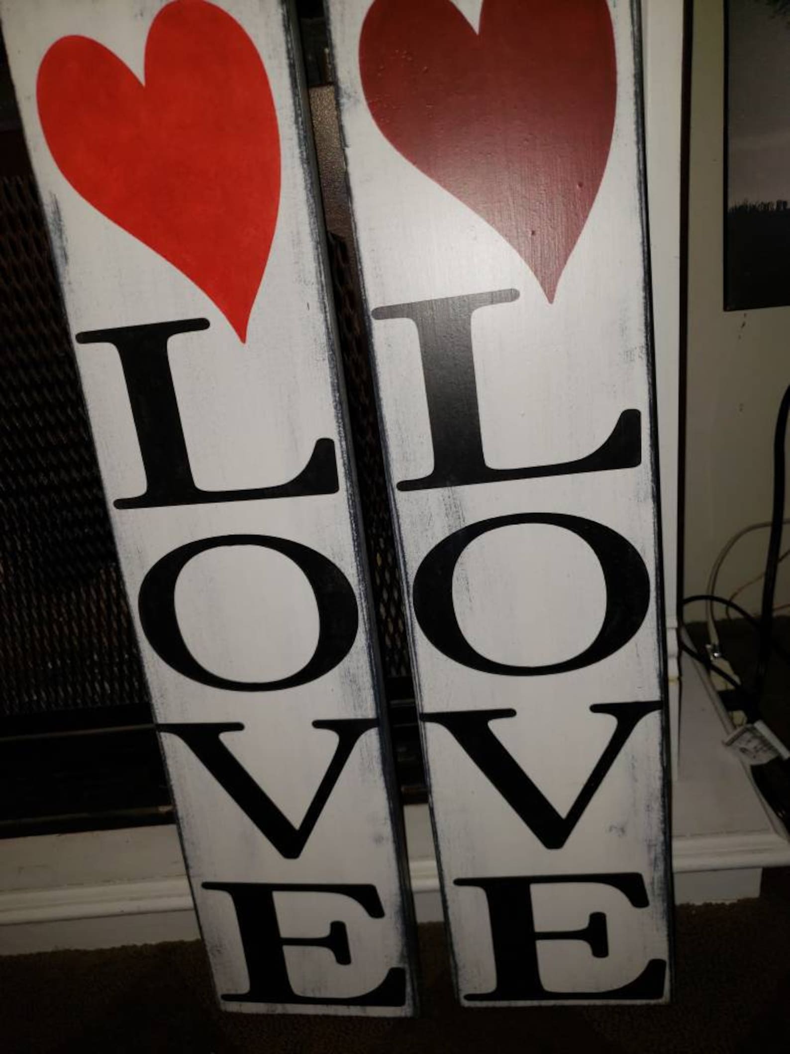 Love Wood Sign Valentine's Day Decoration Sign Large - Etsy