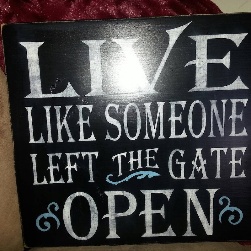 Left the Gate Open - Etsy