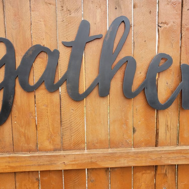 Rusted Metal Sign - Etsy