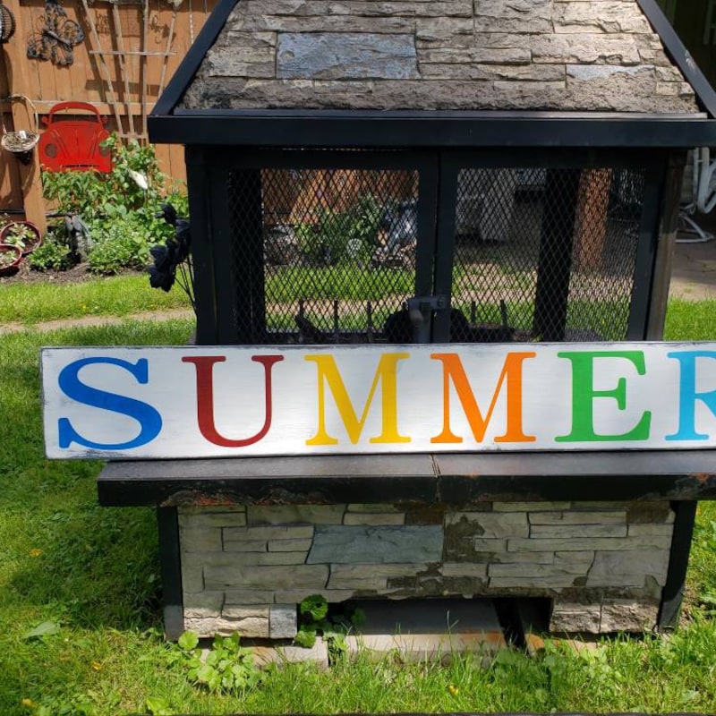 Distressed Wood Sign - Etsy