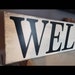 Welcome Sign Horizontal Wall Hanging Entryway Porch Sign Rustic ...