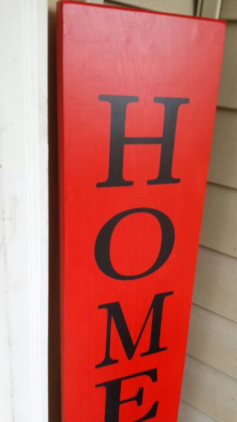 Home Sweet Home Extra Large Porch Sign Vertical Wood Sign Entryway Sign ...