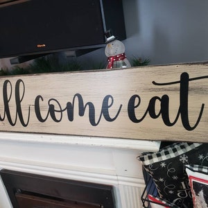 Y'all Come EAT Sign Kitchen Sign Rustic Farmhouse Decor Fixer Upper ...