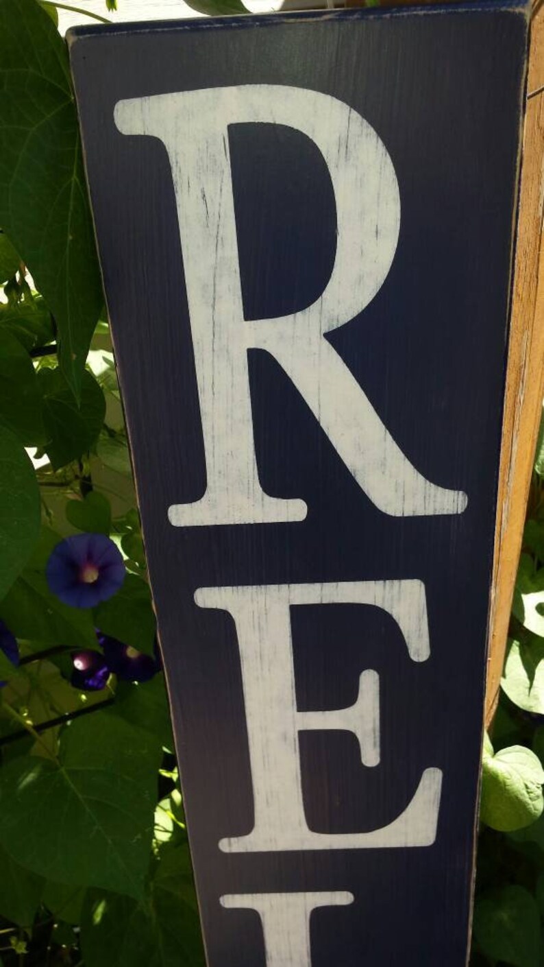 Relax Extra Large Porch Sign Vertical Wood Sign Entryway Sign - Etsy