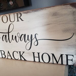 May Your Journey Always Lead You Back Home Sign Wall Decor ...