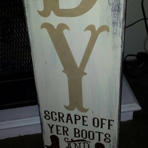 Howdy Porch Sign Vertical Wood Sign Distressed Wood Rustic Primitive ...