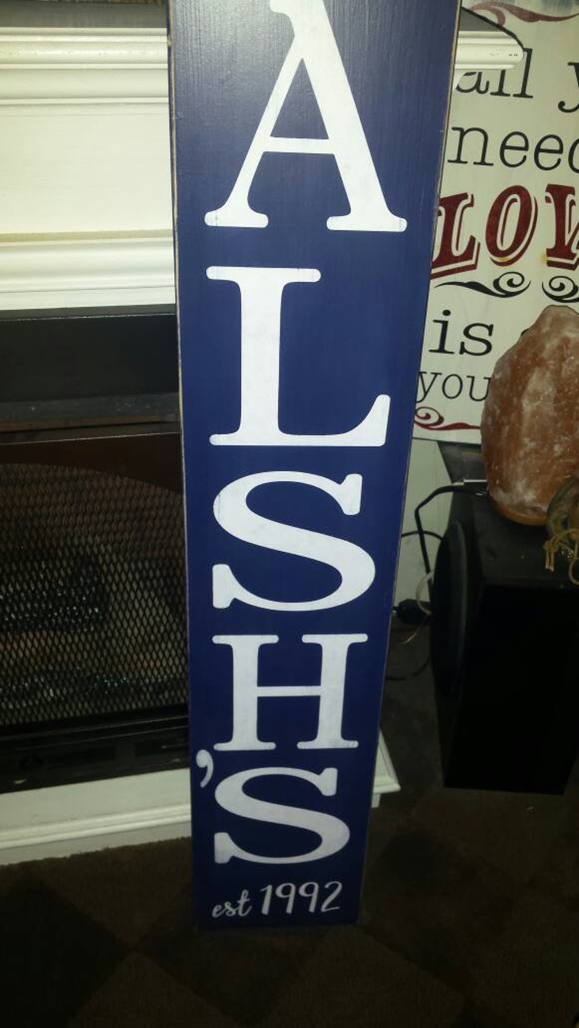 Personalized Extra Large Porch Sign Vertical Entryway Wood - Etsy