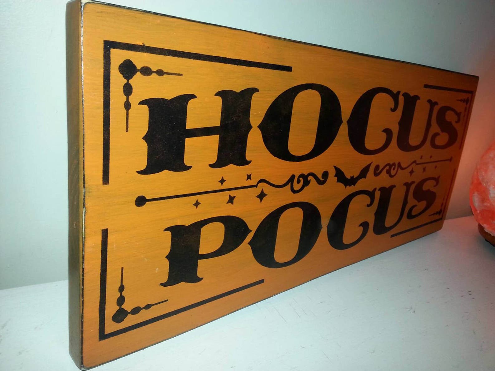 Halloween Distressed Wood Sign Hocus Pocus Rustic Primitive | Etsy