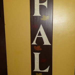 Fall Distressed Wood Sign Rustic Fall Entryway Large Porch Sign ...