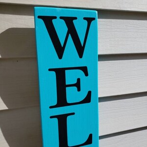 Welcome Sign Porch Sign Primitive Rustic Entryway Distressed Wood Sign ...