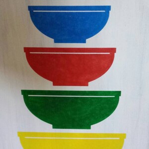 Pyrex Wood Sign Rustic Distressed Wood Large Wall Hanging Primitive ...