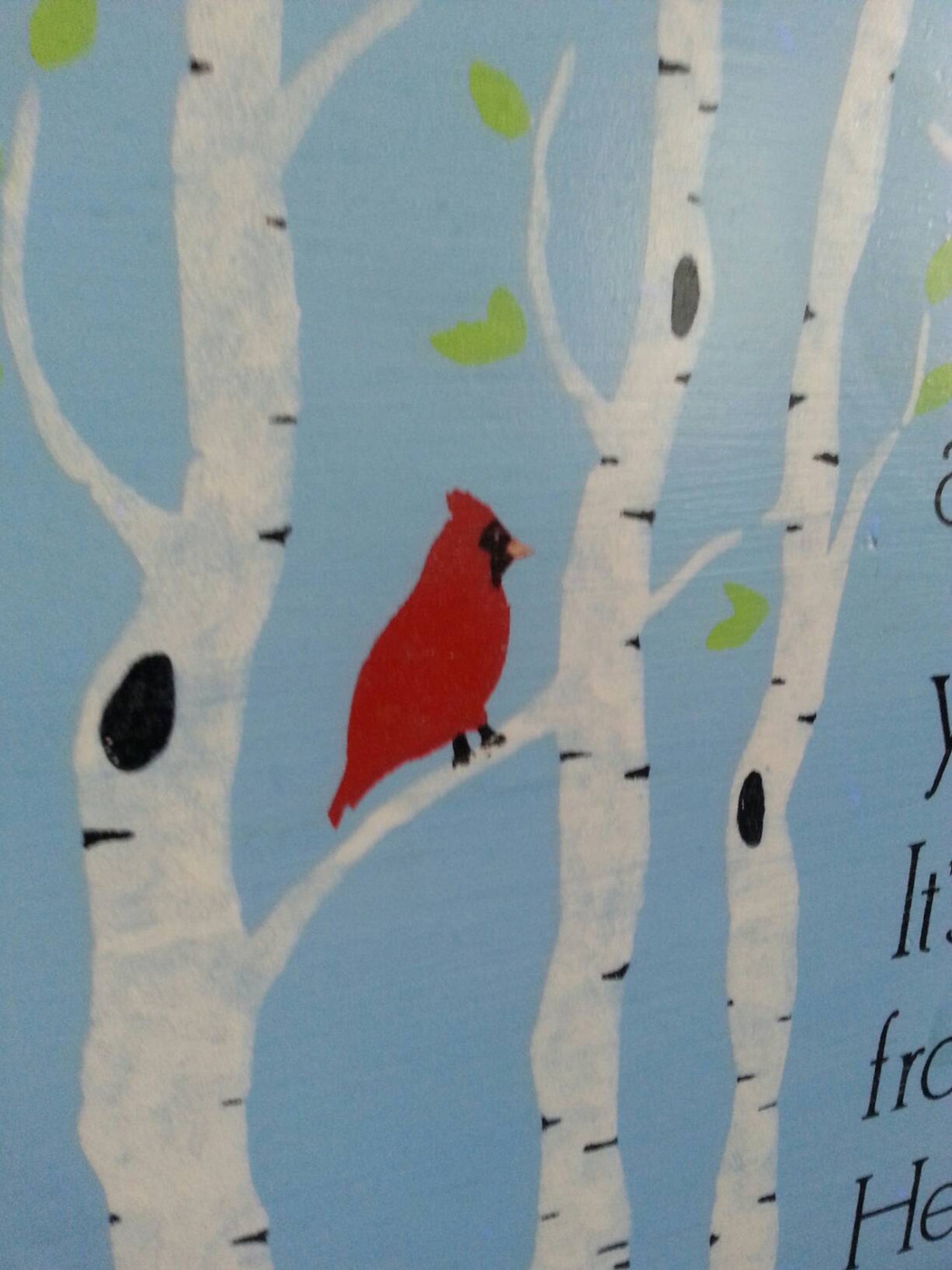 When a Cardinal Appears in Your Yard Distressed Wood Sign - Etsy