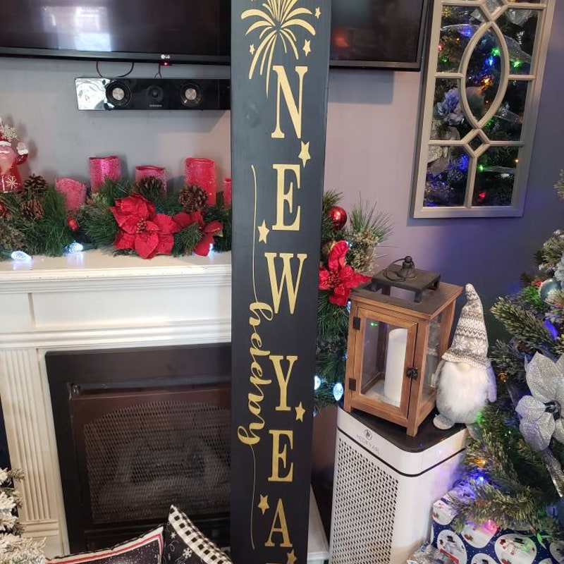Happy New Year Sign - Etsy