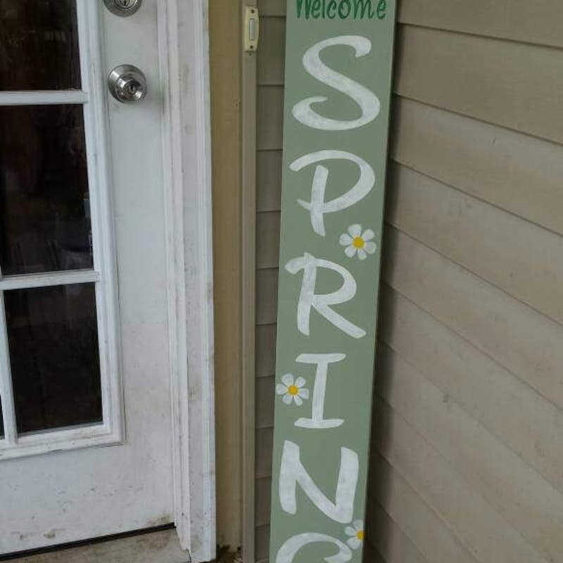 Spring Porch Sign - Etsy