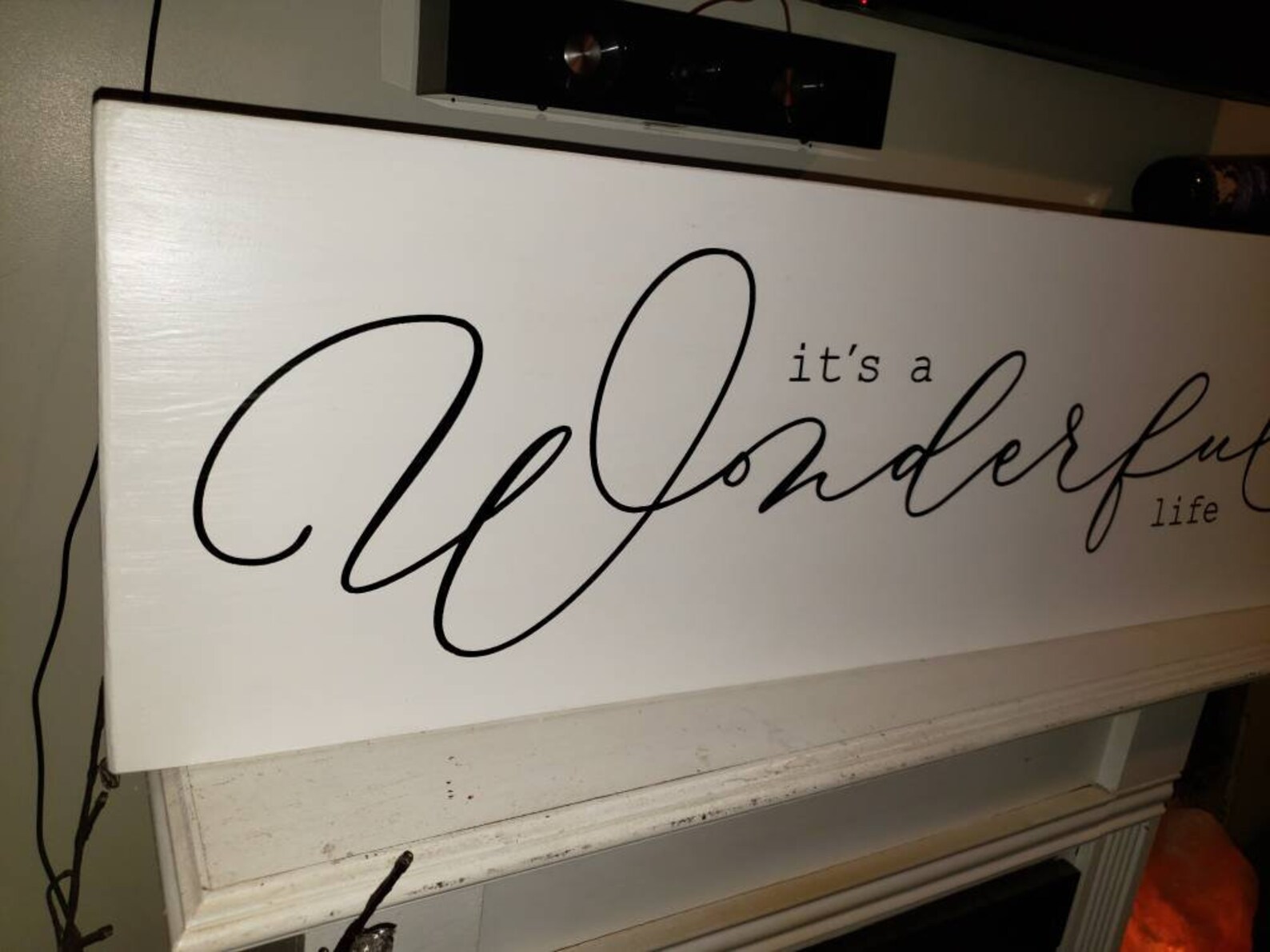 It's A Wonderful Life Sign Master Bedroom Decor Framed - Etsy