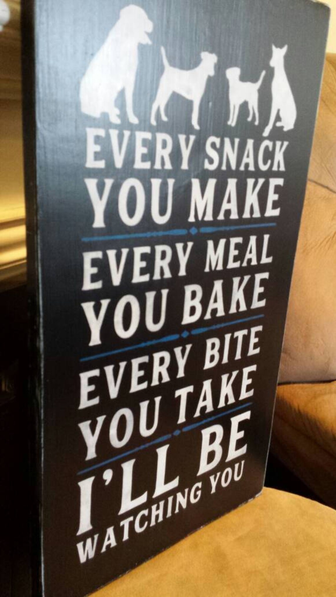 Golden Doodle Dog Sign Personalized Distressed Wood Wall | Etsy