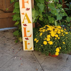 Fall Distressed Wood Sign Rustic Fall Entryway Large Porch Sign ...