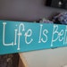 Pool Sign Life is Better by the Pool Sign Extra Large Poolside - Etsy
