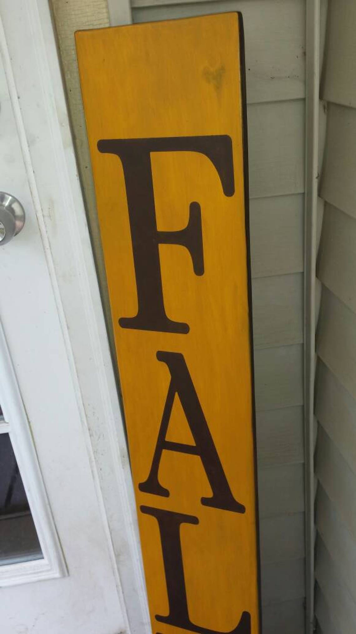 Fall Wood Sign Porch Sign Entryway Sign Distressed Wood Rustic | Etsy