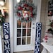 Snowman Porch Sign Reversible Entryway Wood Sign Large Front - Etsy