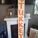 Turkey Porch Sign Hi Turkey Sign Reversible Vertical Sign Porch Leaner ...