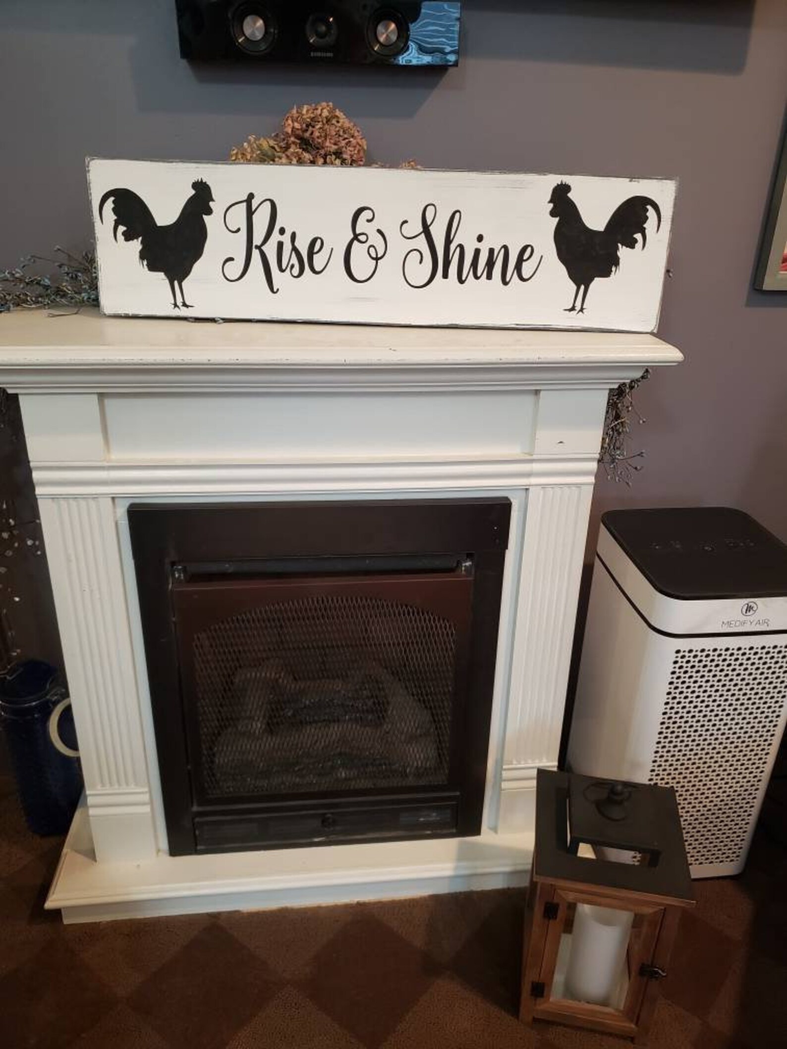 Rise & Shine Sign Rustic Distressed Wood Sign Wall Hanging - Etsy