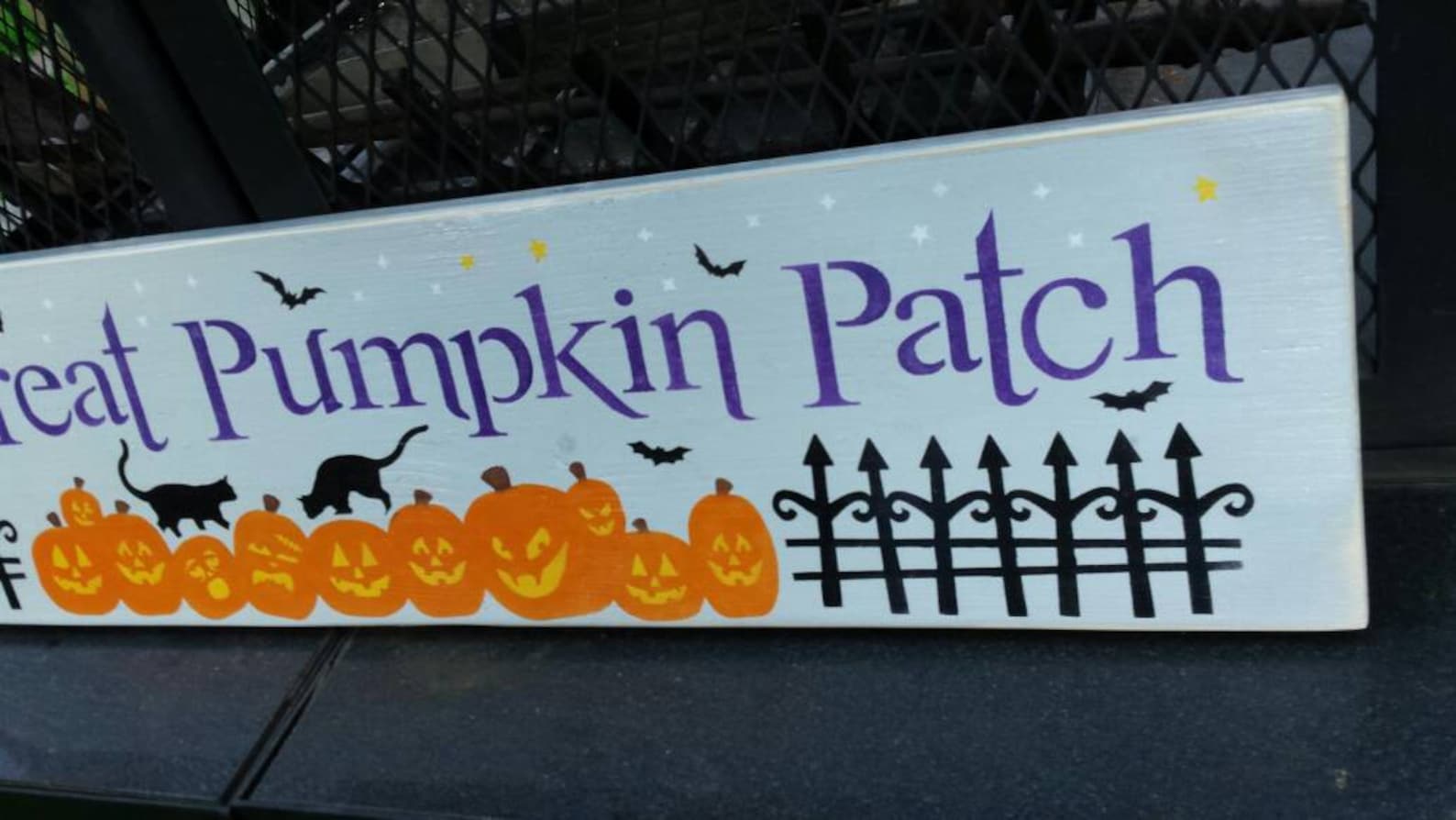 The Great Pumpkin Patch Wood Sign Halloween Sign Primitive - Etsy