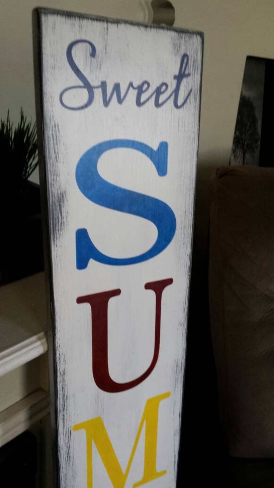 Sweet Summer Time Porch Sign Reversible Distressed Wood Sign Rustic ...