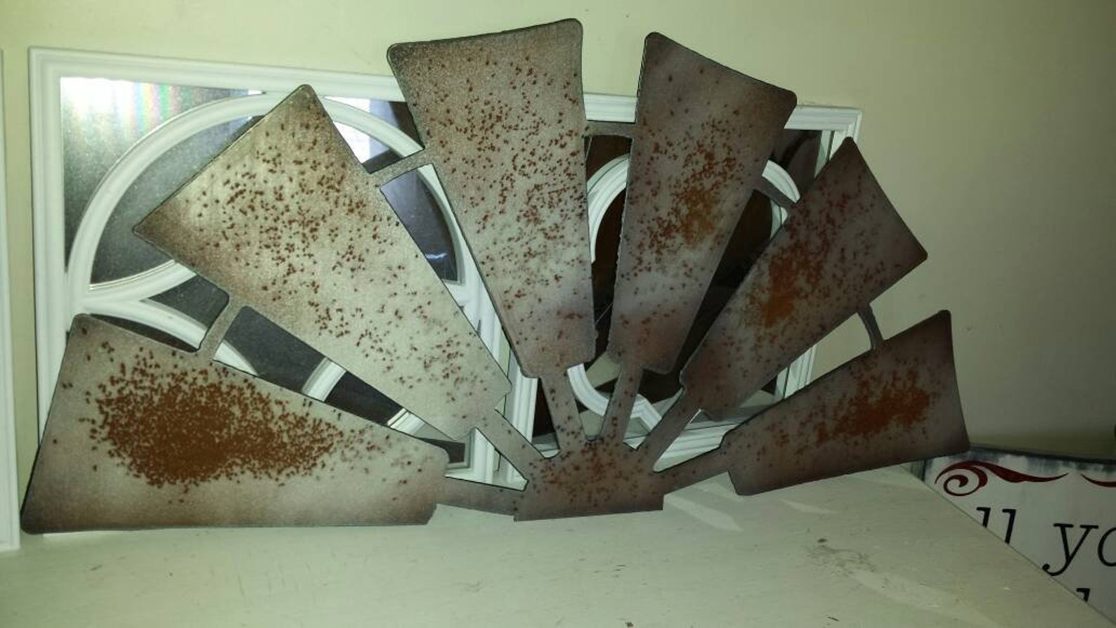 Family Metal Word Sign Distressed Rustic Rusted Wall Hanging | Etsy