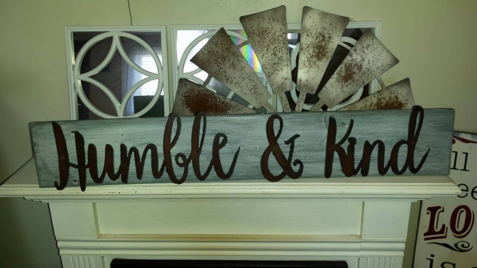 Humble & Kind Wood Sign Distressed Pallet Wood Wall Hanging - Etsy