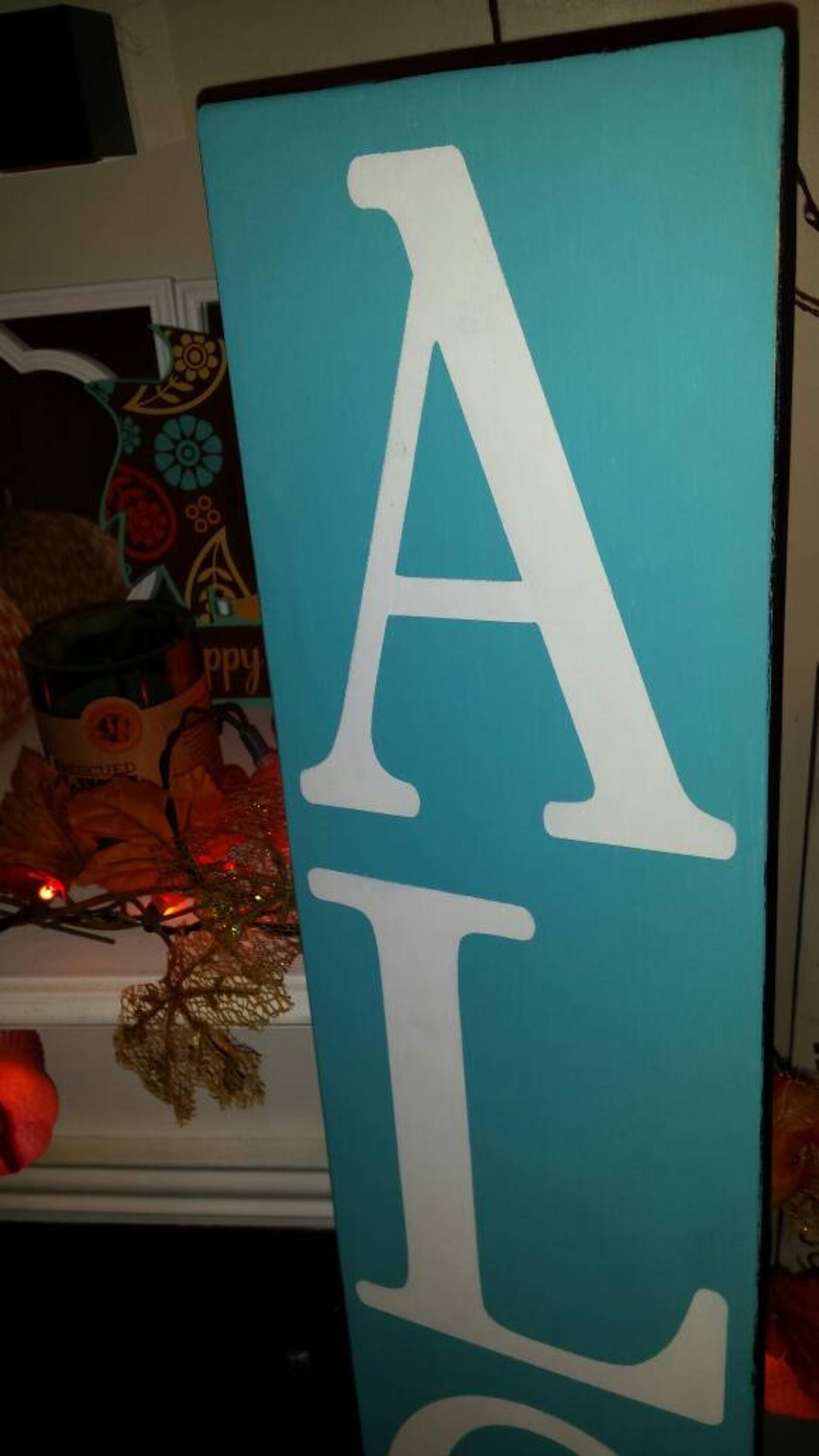 Aloha Hawaiian Wood Porch Sign Entryway Distressed Wood Rustic - Etsy