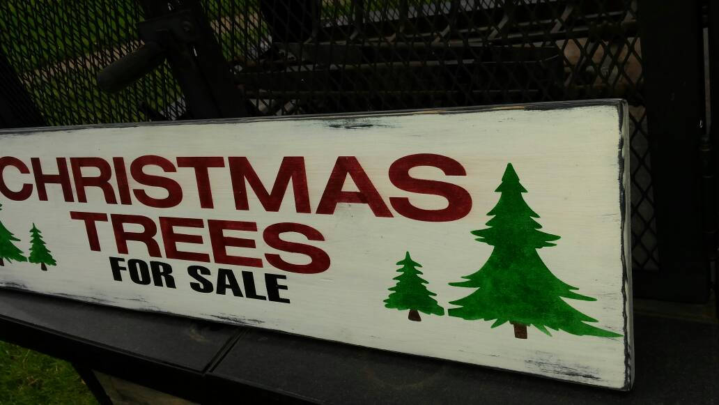 Christmas Trees for Sale Wood Sign Christmas Sign Distressed - Etsy