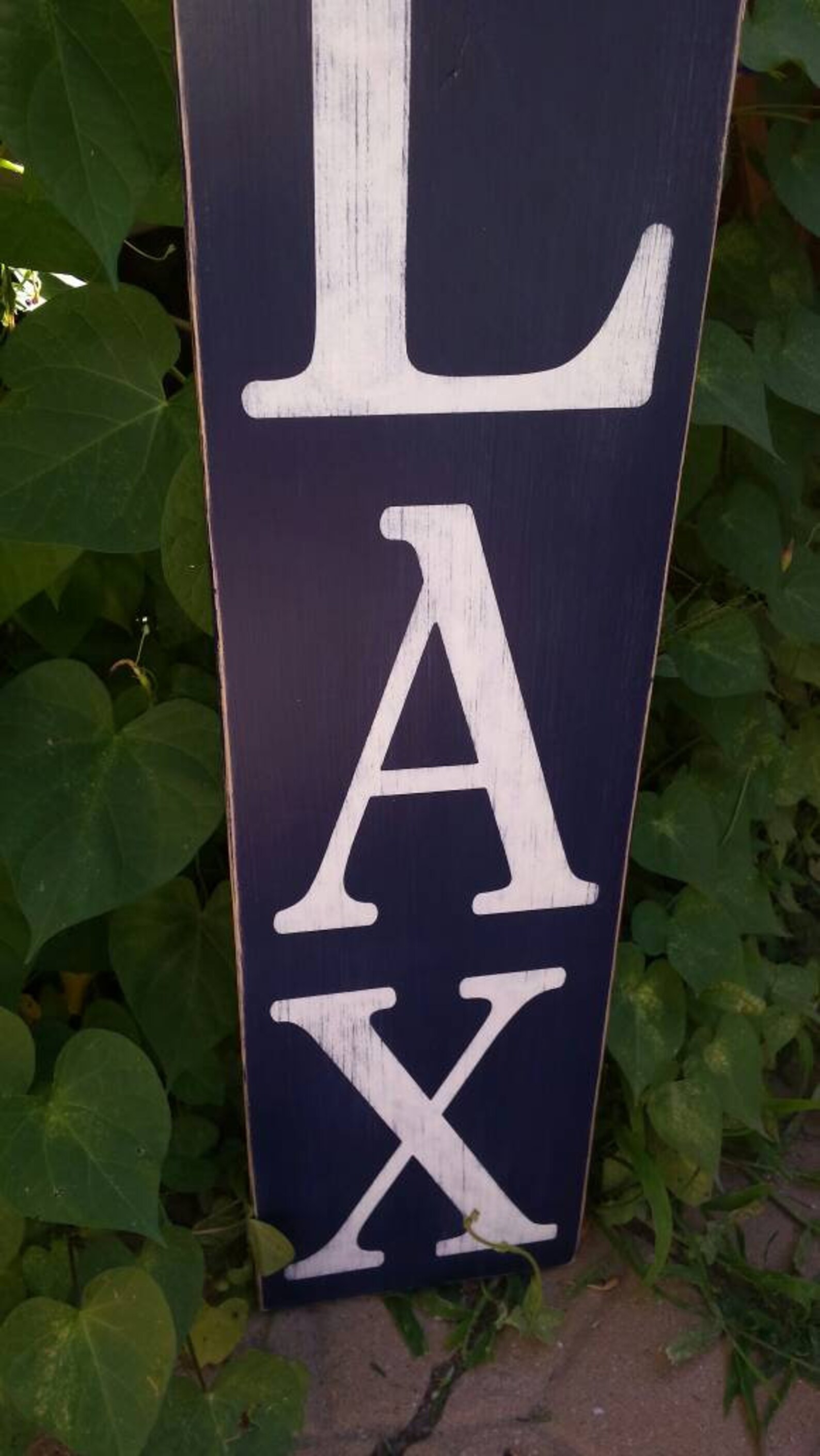 Relax Extra Large Porch Sign Vertical Wood Sign Entryway Sign - Etsy