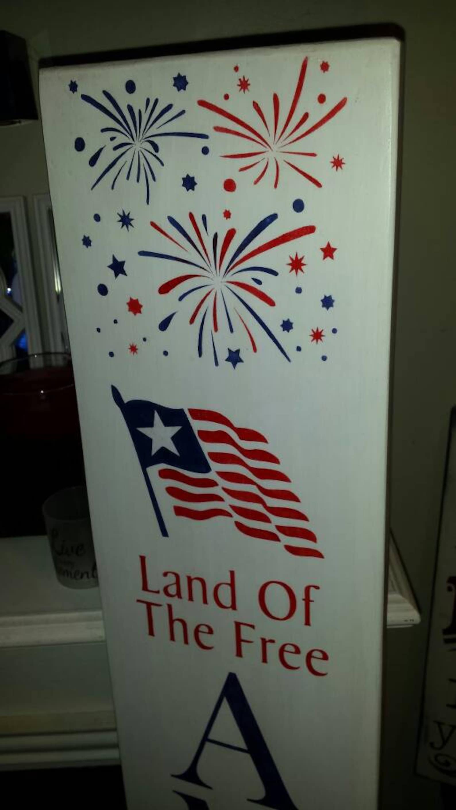 America Porch Sign Rustic Wood Sign Extra Large Oversized - Etsy