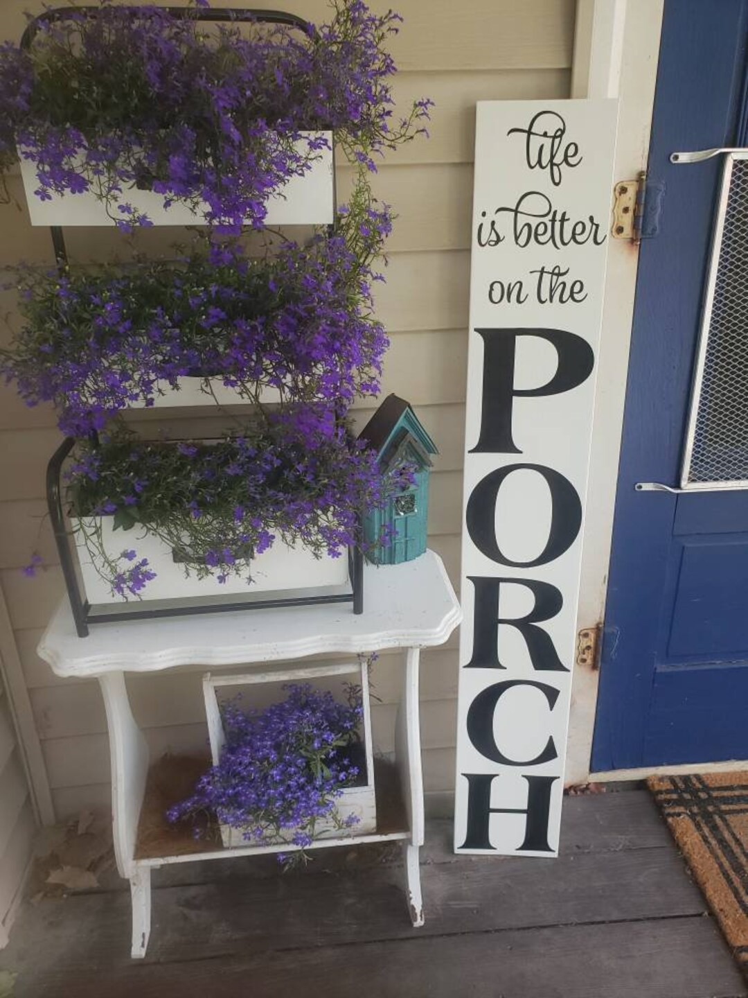 Life is Better on the Porch Sign Extra Large Porch Sign Rustic Wood ...
