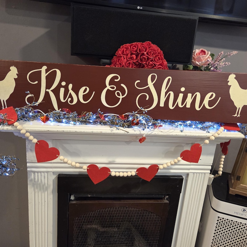 Hanging Wood Sign Rooster - Etsy