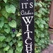 It's October Witches 5 Ft Porch Sign Halloween Sign Reversible ...