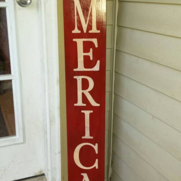 Patriotic Porch Sign - Etsy