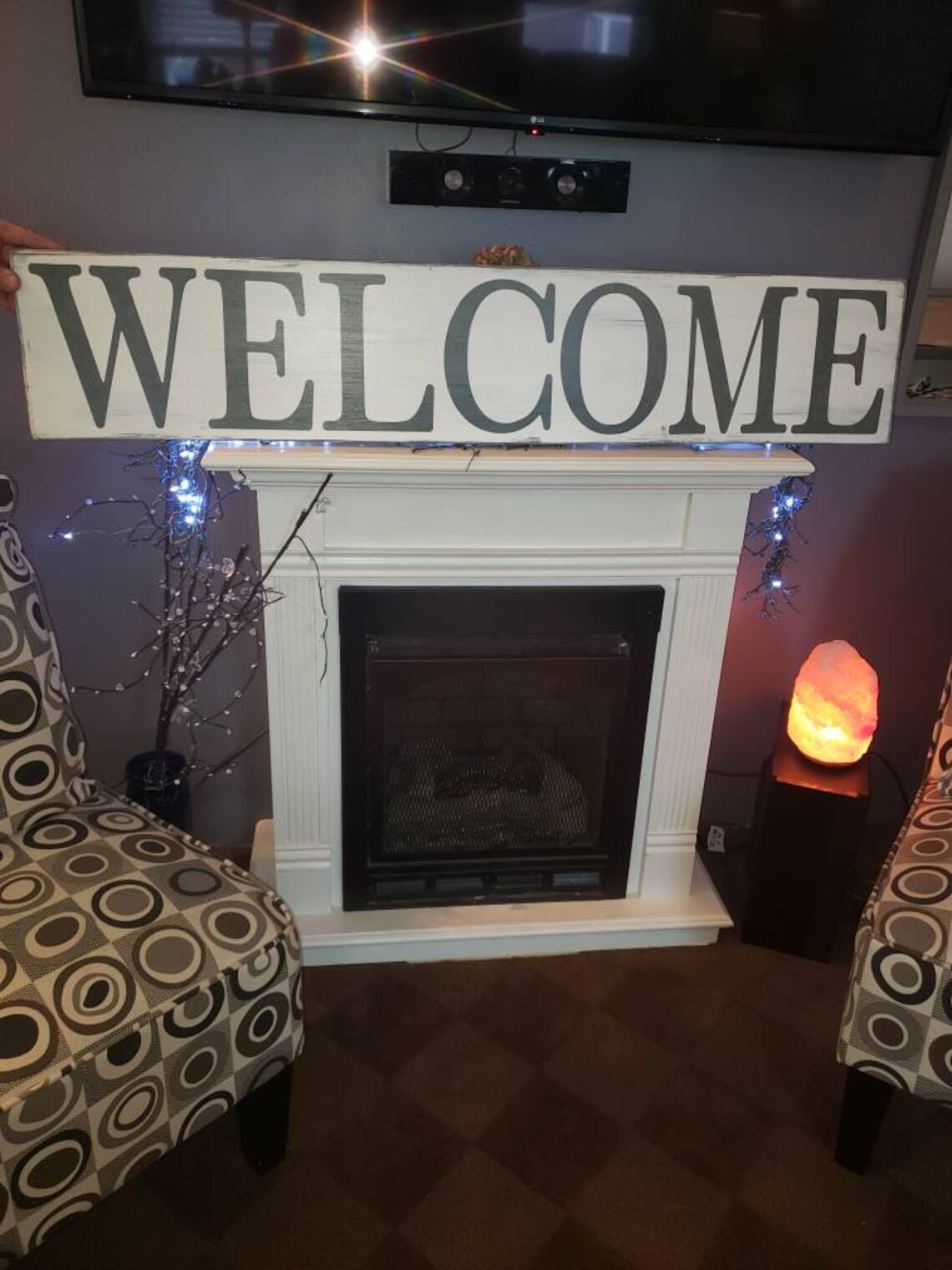 Enjoy the Simple Life Sign Horizontal Wall Hanging Porch Sign Rustic ...
