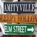 Halloween Directional Sign Porch Sign Distressed Cedar Wood Lawn ...