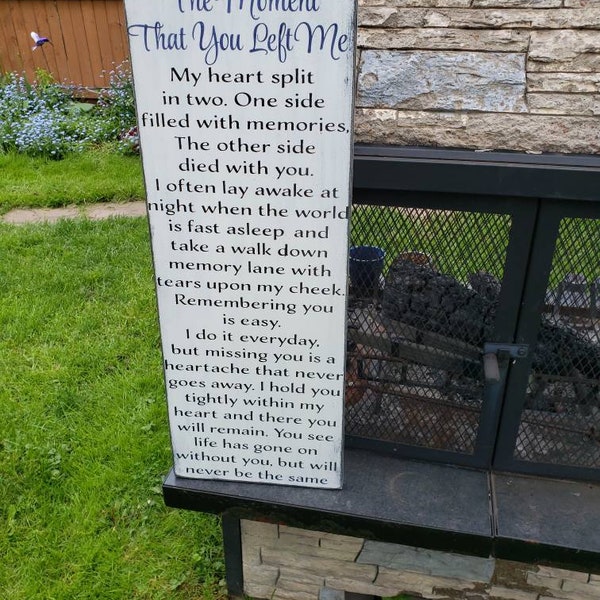 Condolence Sign - Etsy