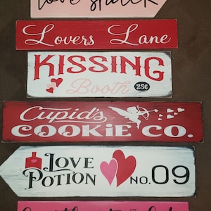 Valentine Directional Sign Individual Signs NO POST Lawn Ornament Love ...