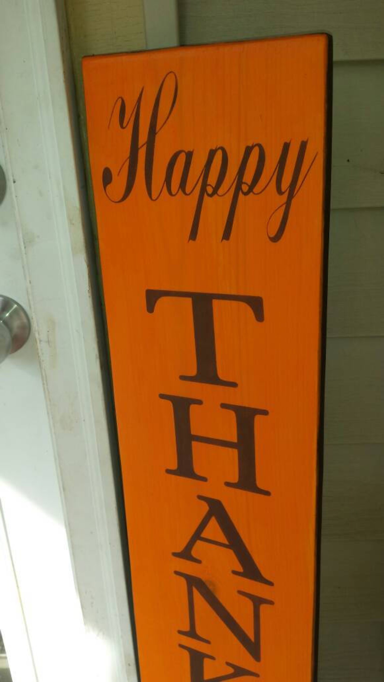 Thanksgiving Porch Sign Reversible Vertical Entryway Sign - Etsy