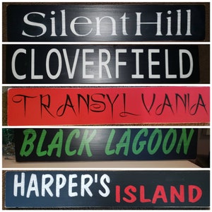 Halloween Directional Sign Halloween Porch Sign Cedar Wood Lawn ...