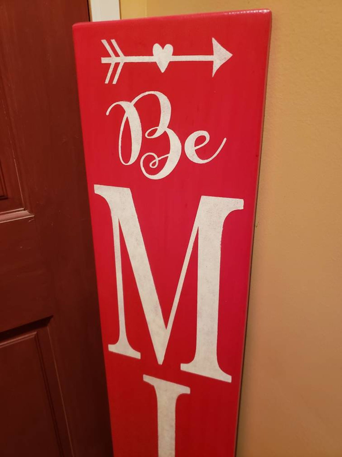 Be Mine Porch Sign Valentine's Day Decoration Sign Valentine Porch Sign ...