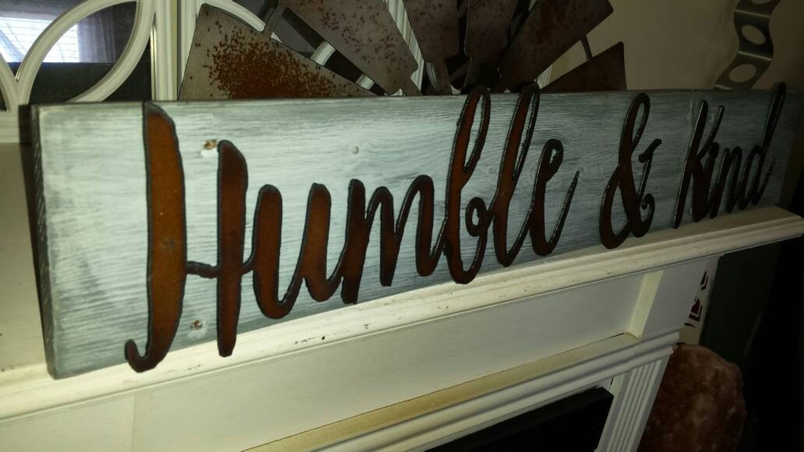 Humble & Kind Wood Sign Distressed Pallet Wood Wall Hanging - Etsy